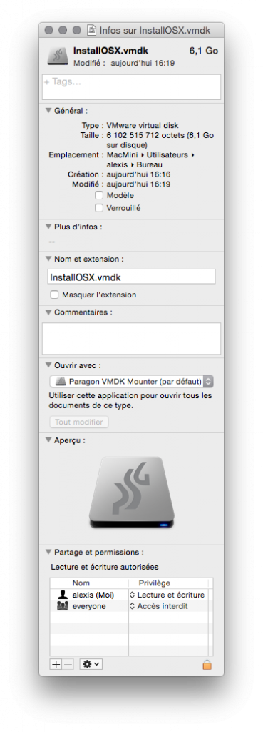 Installer OS X El Capitan dans VMware Fusion – Pense-Bête